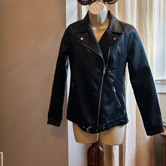 Primark | Jackets & Coats | Primark Black Fauxleather Jacket | Poshmark